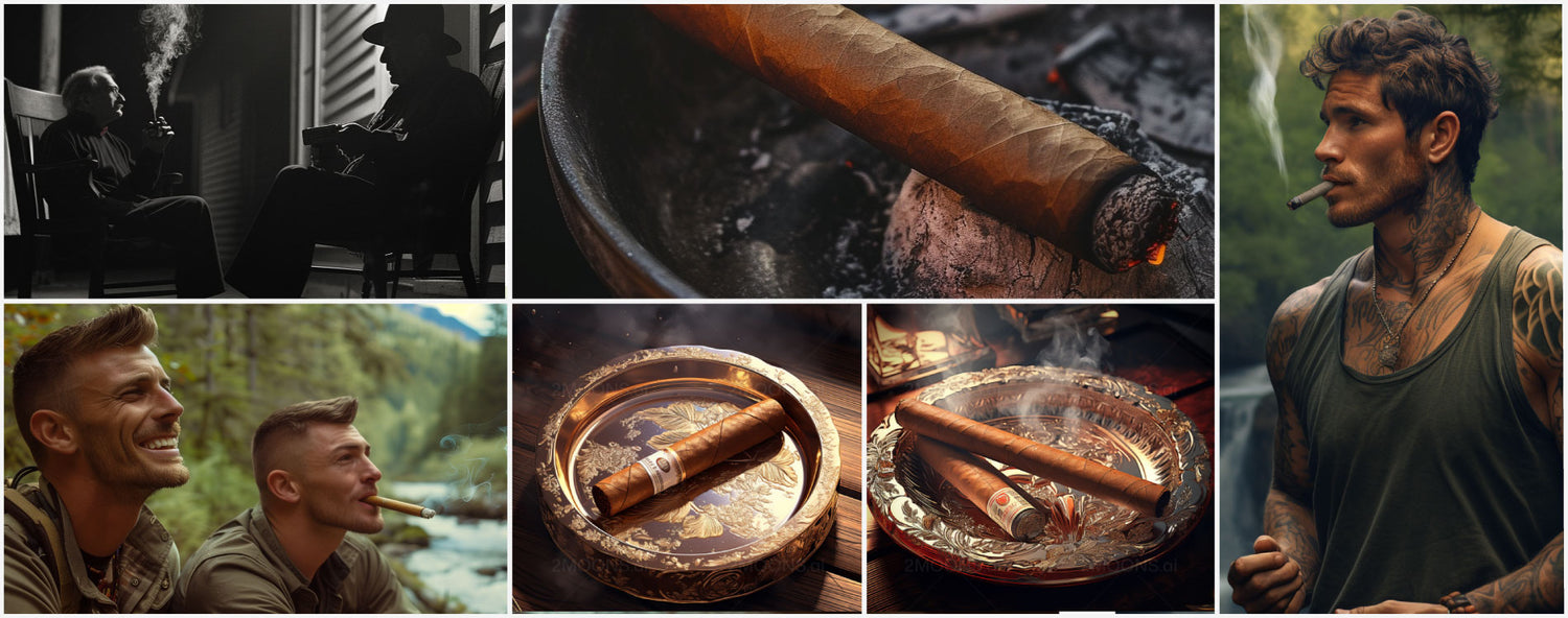 Cigars and Stories – Dude Candle